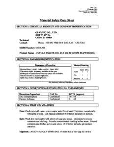 4-Cycle Engine Oil SAE 5W-30 (Snowthrower Oil) | Atlantic Pilotage ...