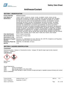 Antifreeze-Coolant – Recochem | Atlantic Pilotage Authority