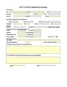 Annex 7 – Master – Pilot exchange | Atlantic Pilotage Authority